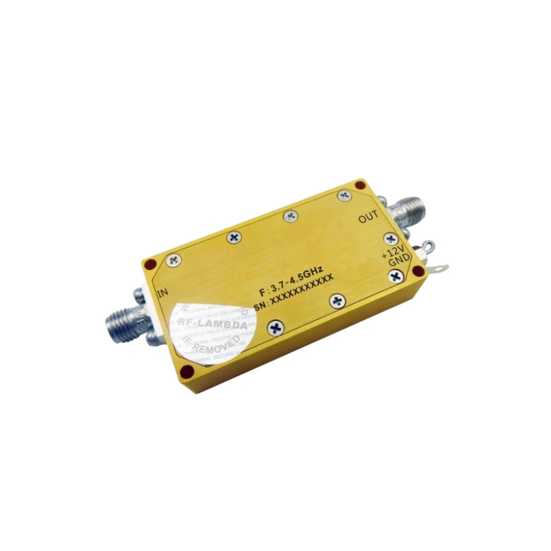 Ultra Wide Band Low Noise Amplifier From 3.7GHz to 4.5GHz With a Nominal 35dB Gain NF 1.3dB SMA ...