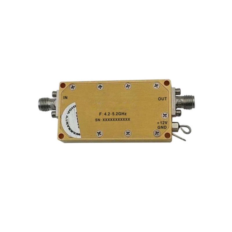 Ultra Wide Band Low Noise Amplifier From 4.2GHz to 5.2GHz With a Nominal 34dB Gain NF 1.2dB SMA ...