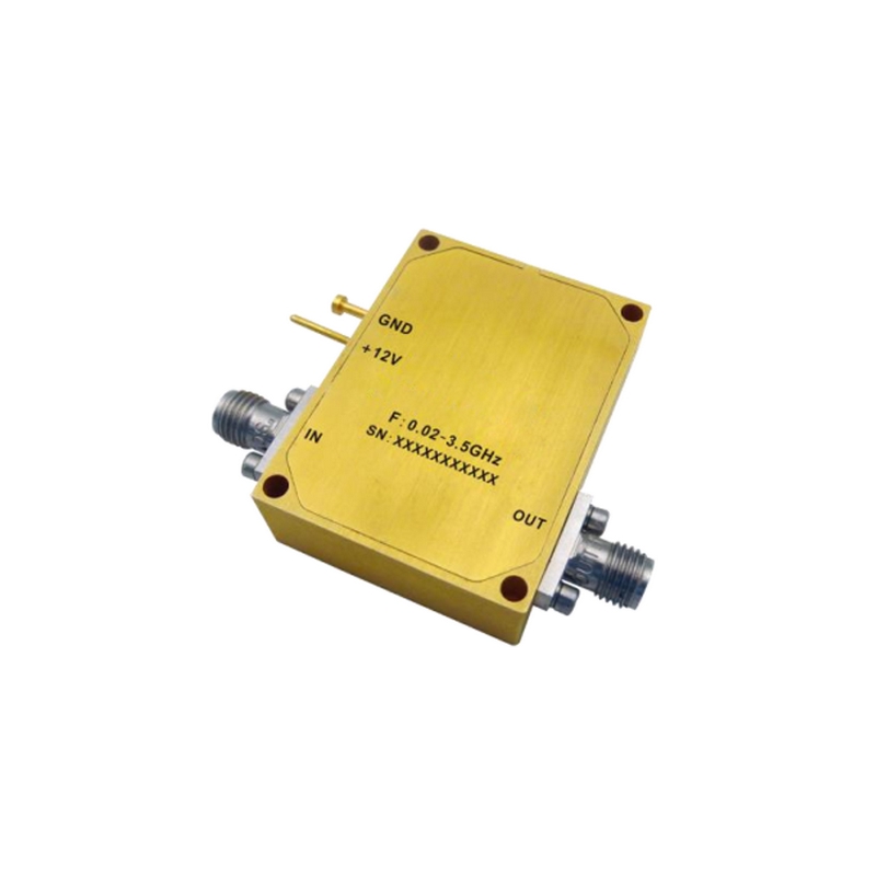 Ultra Wide Band Low Noise Amplifier From 0.02GHz to 3.5GHz With a Nominal 32dB Gain NF 1.3dB SMA ...