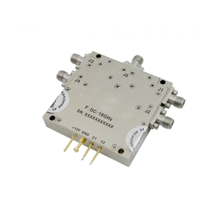 Absorptive Coaxial SP4T Switch DC - 18GHz .OSR0400001800A - RFecho