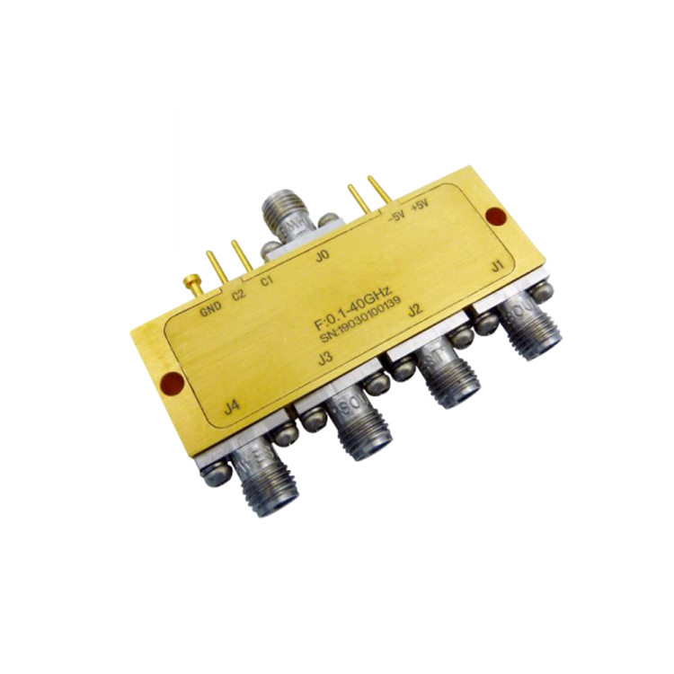 Absorptive Coaxial SP4T Switch from 0.1GHz to 40GHz .OSA0400104000A - RFecho