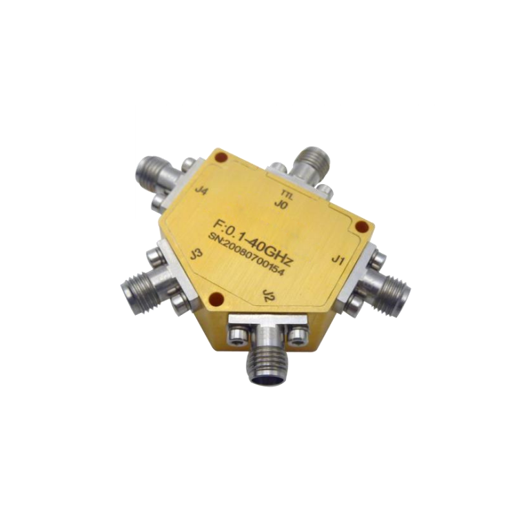 Absorptive Coaxial SP4T Switch from 0.1GHz to 40GHz .OSA0400104000B - RFecho