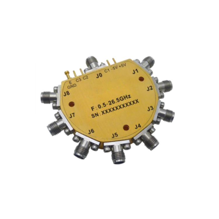 Absorptive Coaxial SP8T Switch from 0.5GHz to 26.5GHz .OSA0800502600A ...