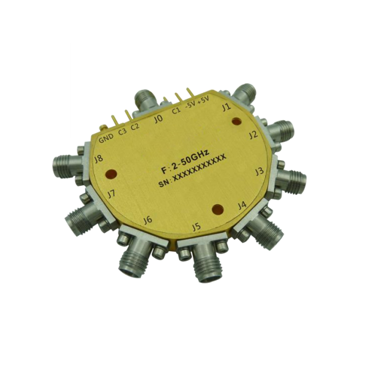Absorptive Coaxial SP8T Switch from 2GHz to 50GHz .OSA0802005000A - RFecho