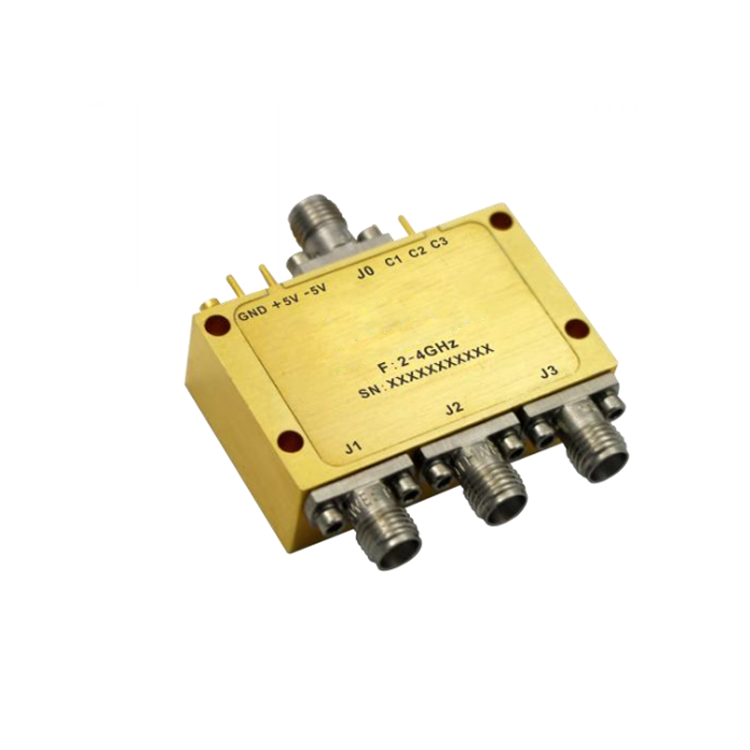 Absorptive Coaxial SP3T Switch from 2GHz to 4GHz .OSA0302000400A - RFecho