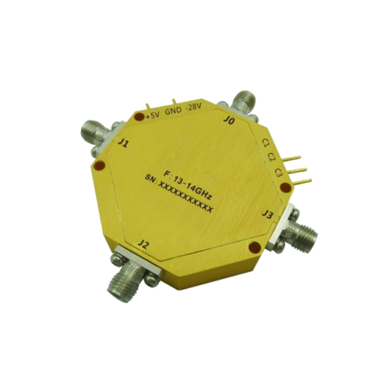 Absorptive Coaxial SP3T Switch from 13GHz to 14GHz .OSR0313001400A - RFecho