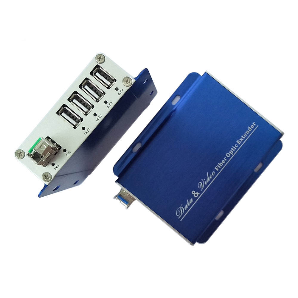 USB Fiber Extender USB2.0 Over Fiber Optic Converter/Extender For U ...