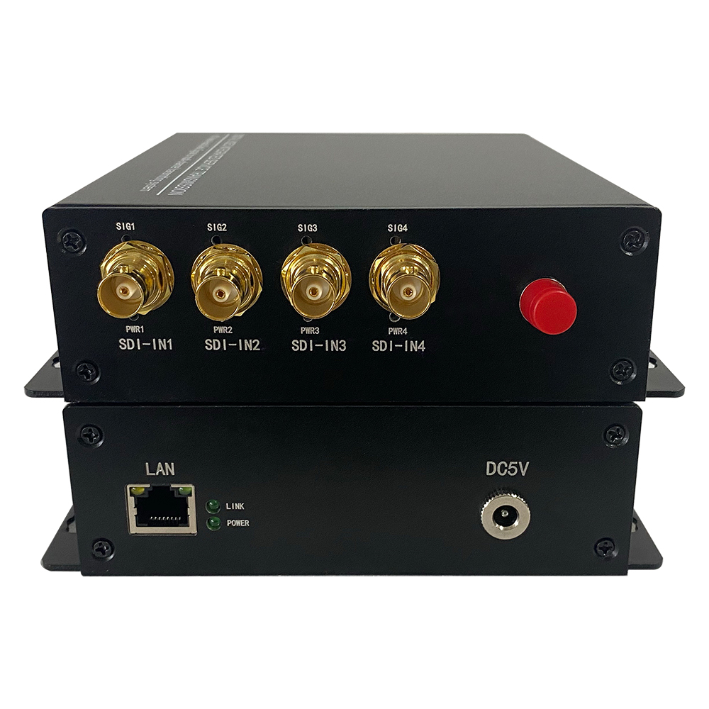 4CH CWDM 3g SDI Over Fiber Converter 4k 4x3g SDI Fiber Mux for Long Distance Transmission - RFecho