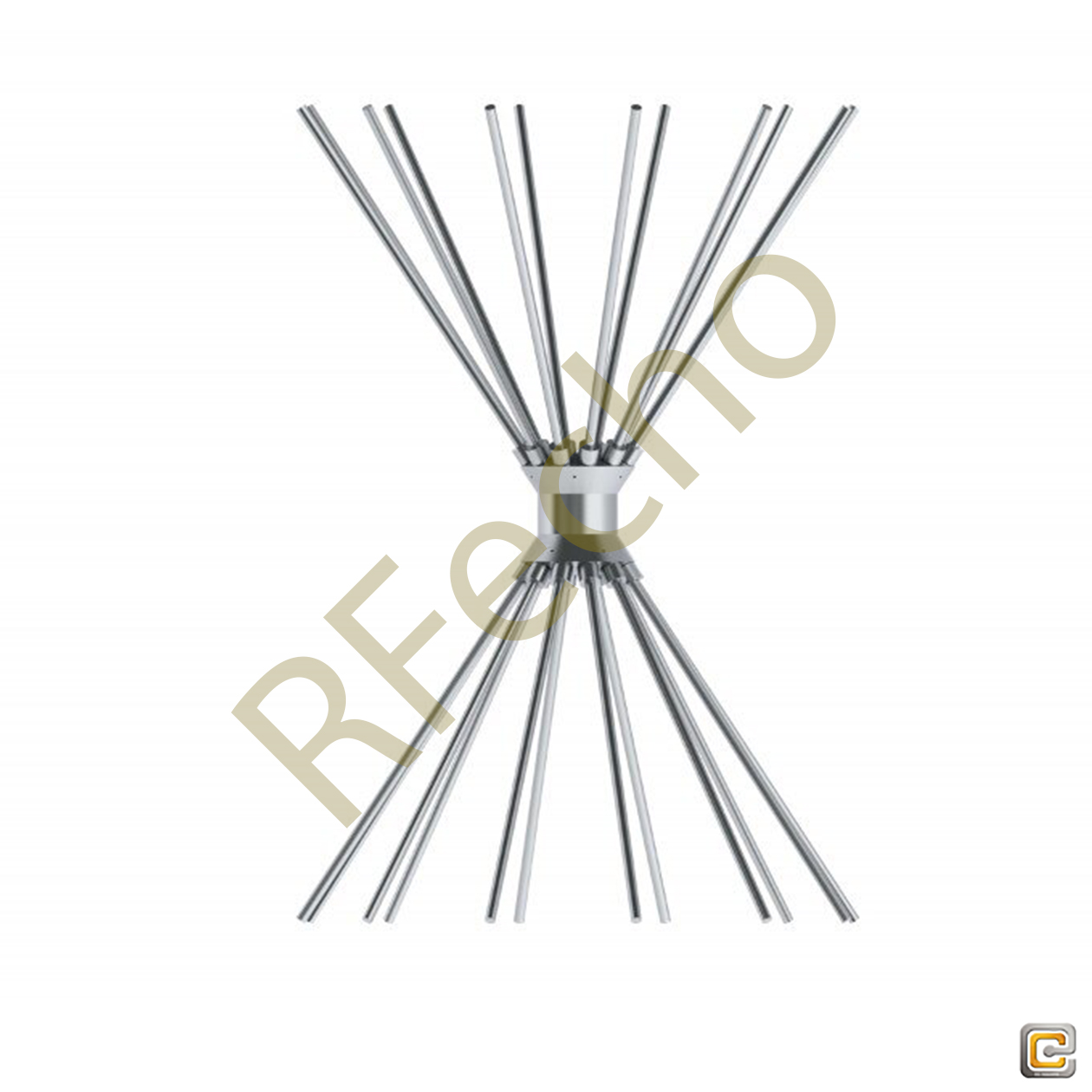Biconical Antenna 20 MHz to 300 MHz for EMI/EMC Testing - RFecho
