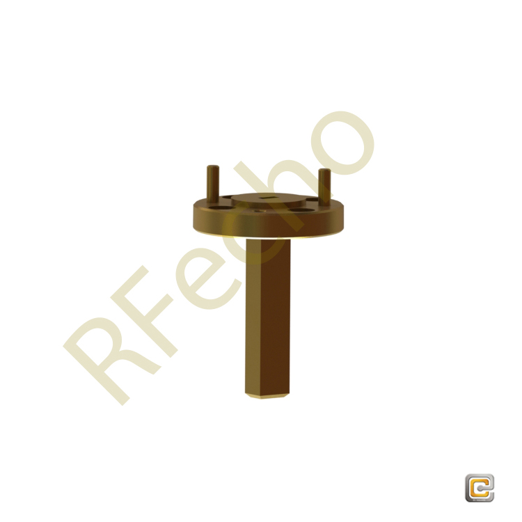 6.5 dBi Gain, 75 GHz to 110 GHz, WR-10 Waveguide Probe Antenna - RFecho