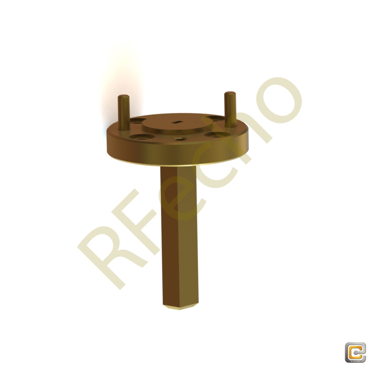 6.5 dBi Gain, 110 GHz to 170 GHz, WR-06 Waveguide Probe Antenna - RFecho