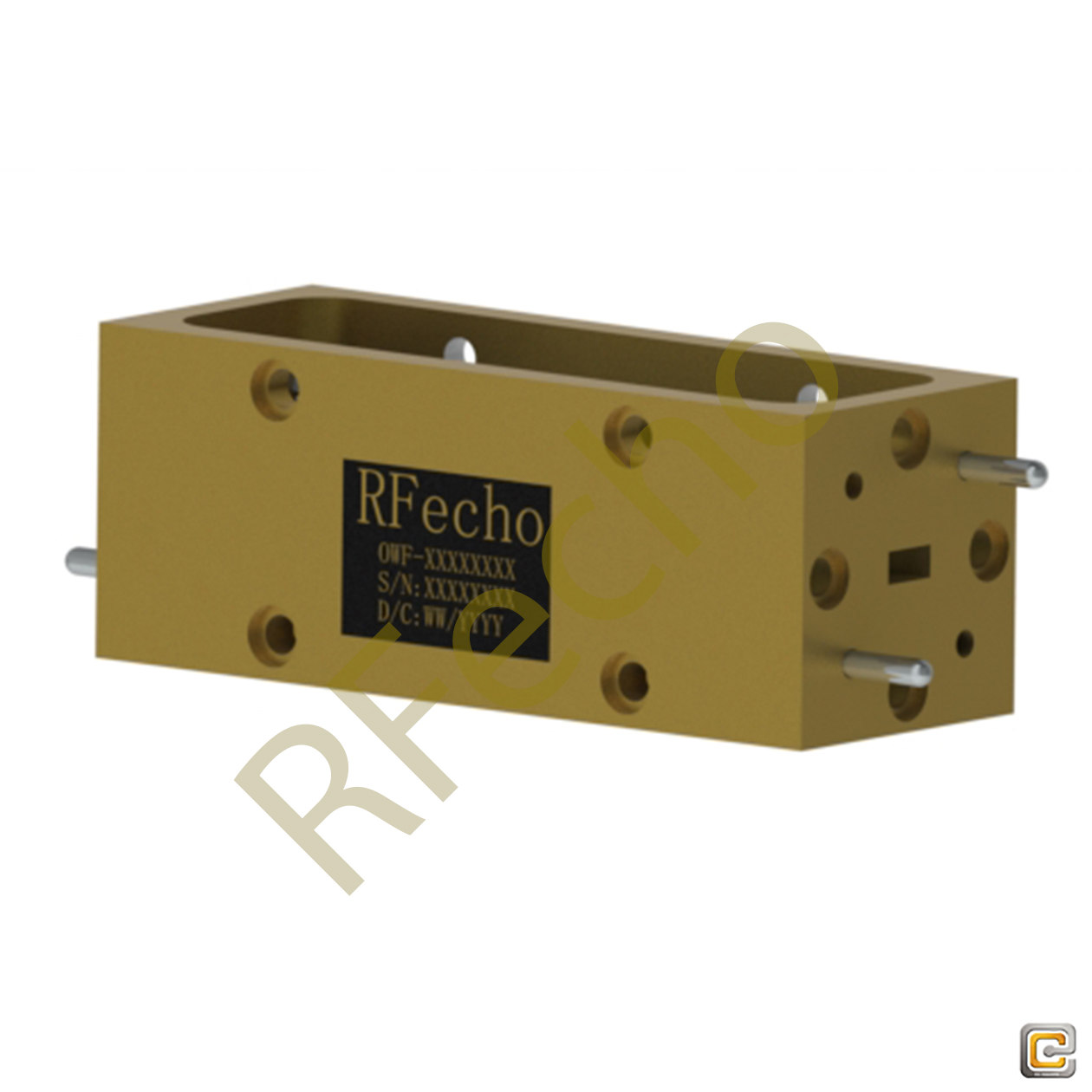 Waveguide Bandpass Filter 47GHz to 57GHz RF Filter with Rejection ...