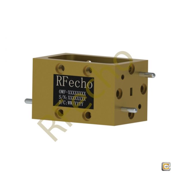 W Band waveguide Filter 62GHz to 110GHz Passive Low Pass Filter with ...