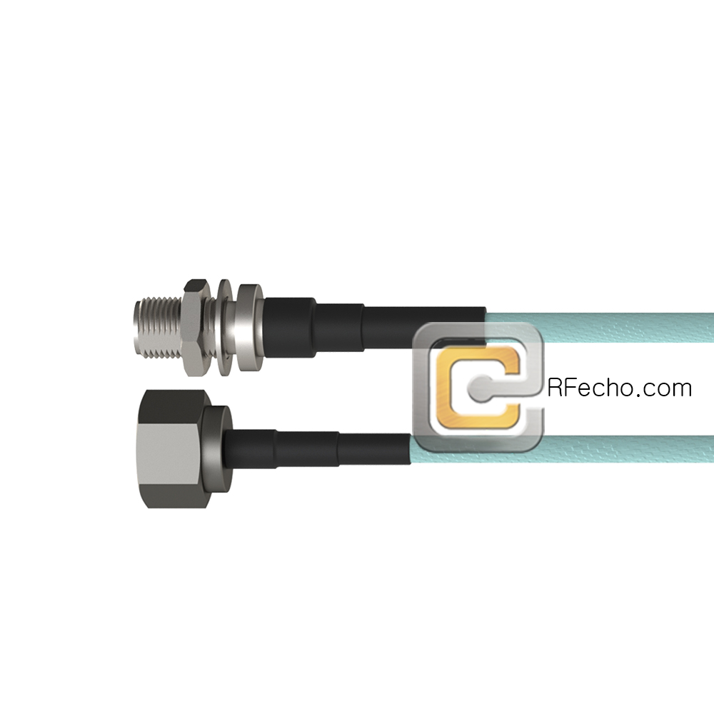 Low Loss TNC Female Bulkhead to N Male, 11 GHz, LL142 Coax and RoHS ...