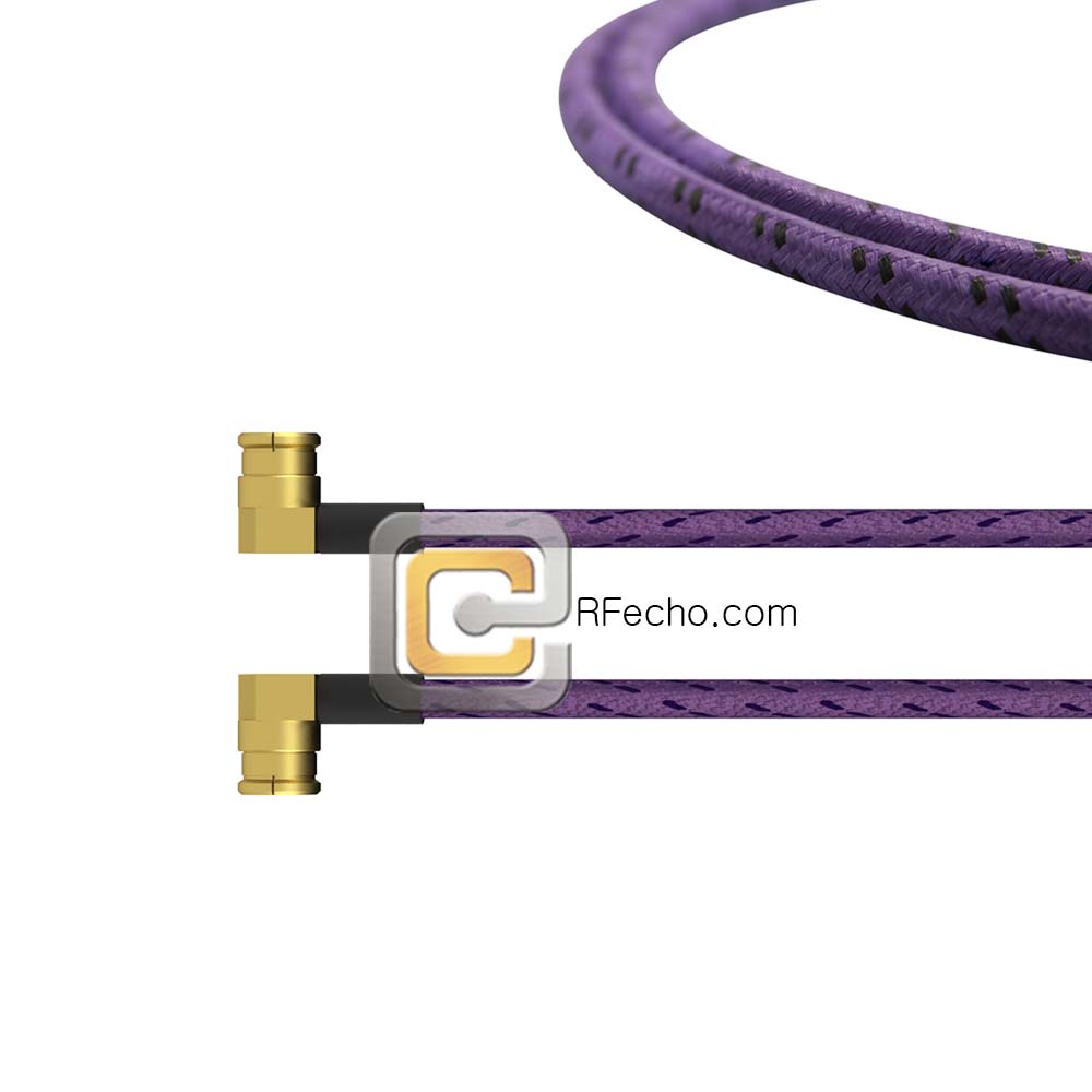 Right Angle Mini SMP Female to Right Angle Mini SMP Female, 26.5 GHz ...