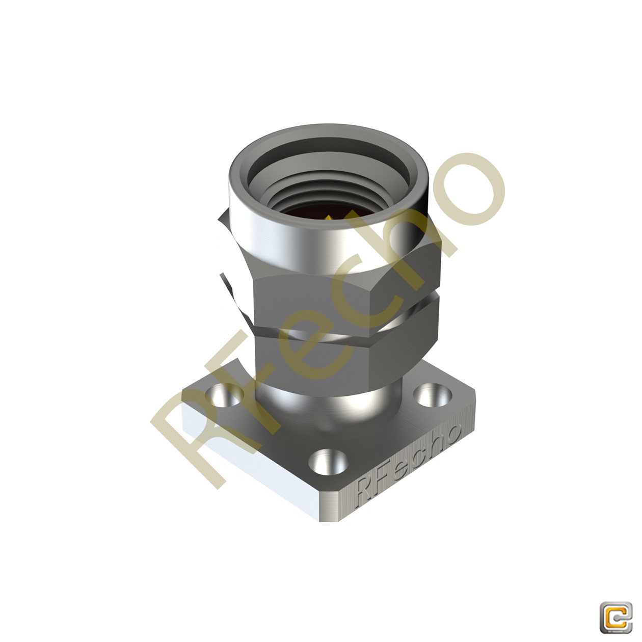 2.40mm 50 GHz, 0.012″ Accept Pin Diameter, 4 Hole .375″ Square Mounting ...